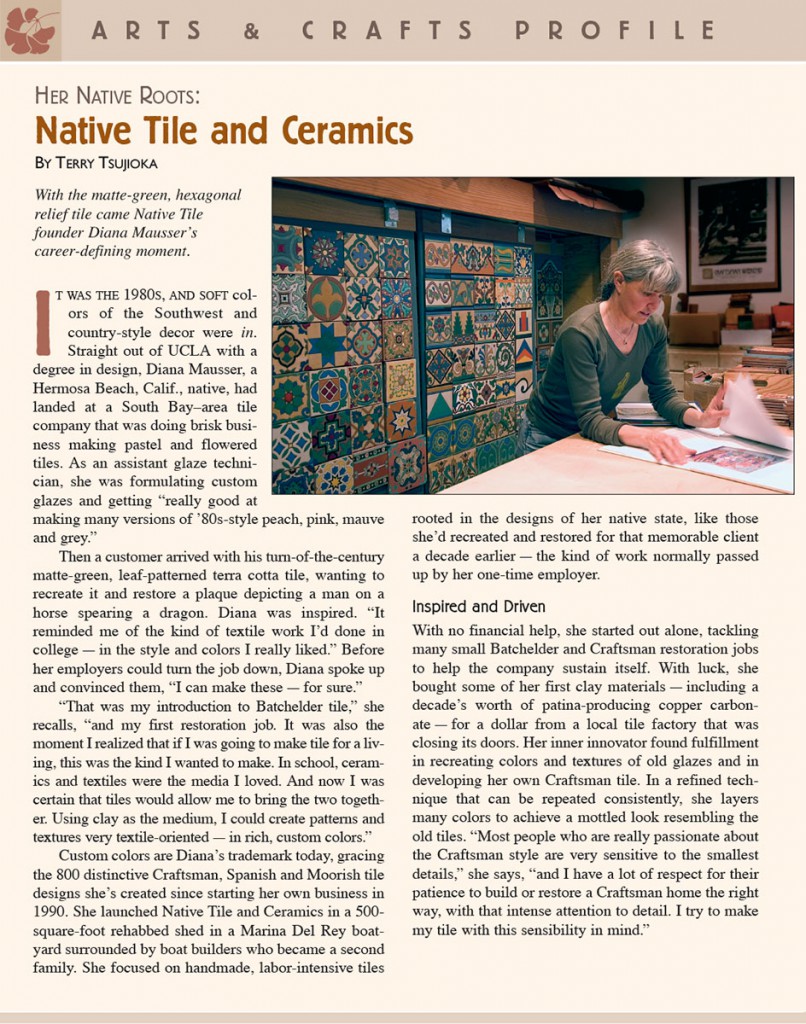 Recognition | Native Tile & Ceramics