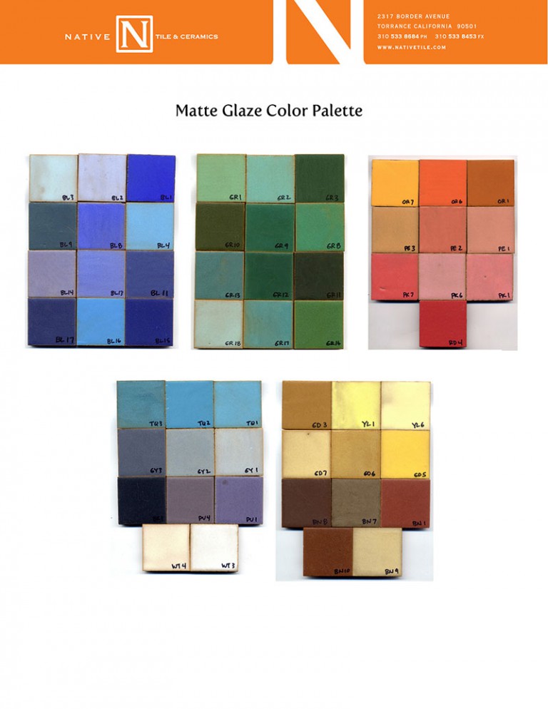 Our Collection | Native Tile & Ceramics